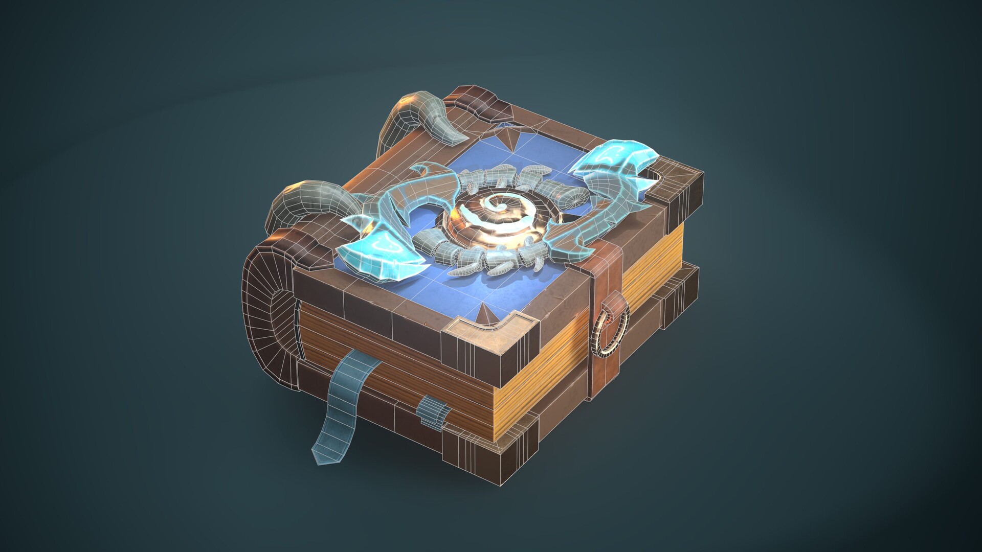 ArtStation - Stylized Magic Book