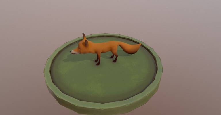 ArtStation - Stylized Fox