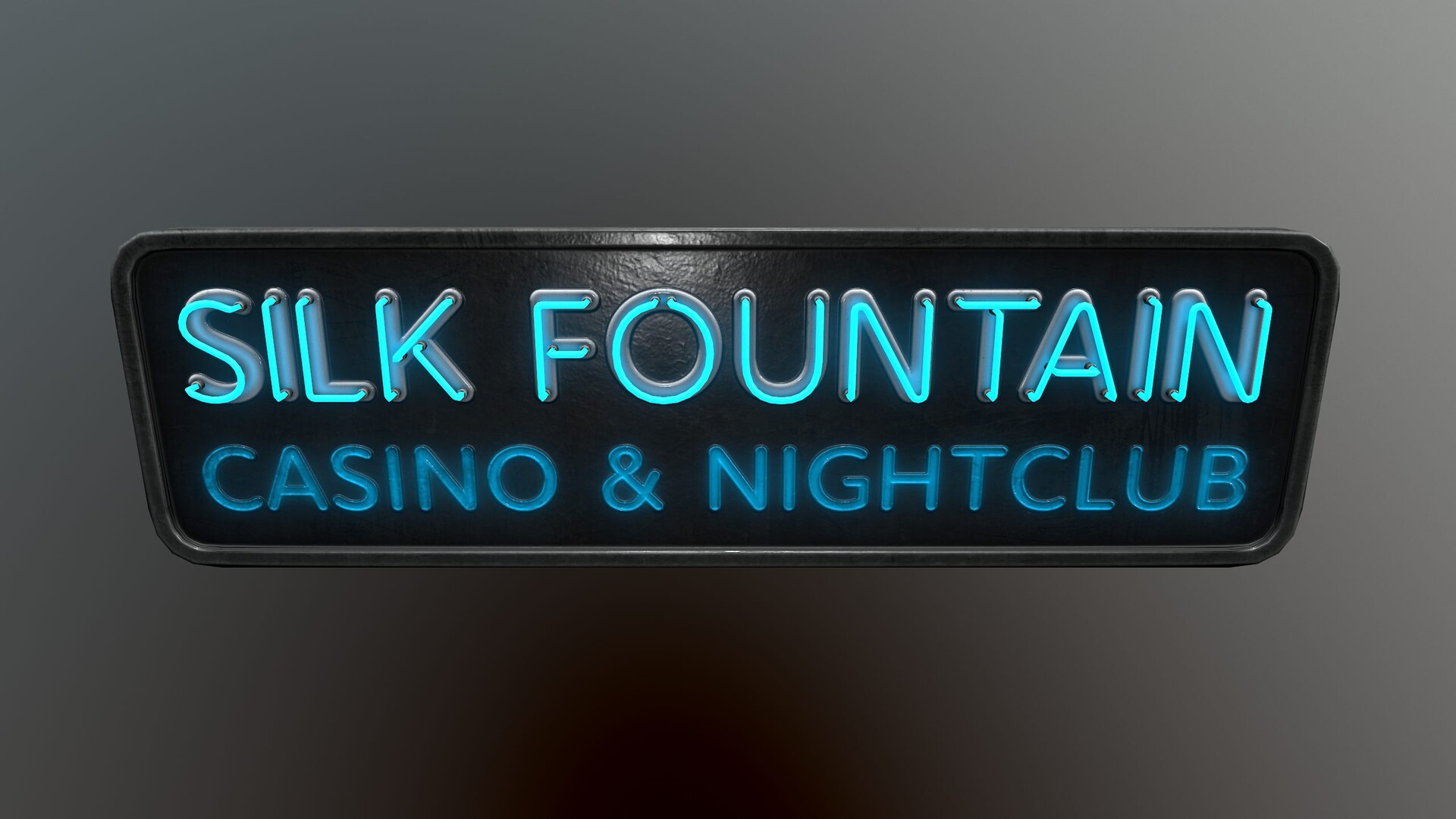 ArtStation - Silk Fountain Signage