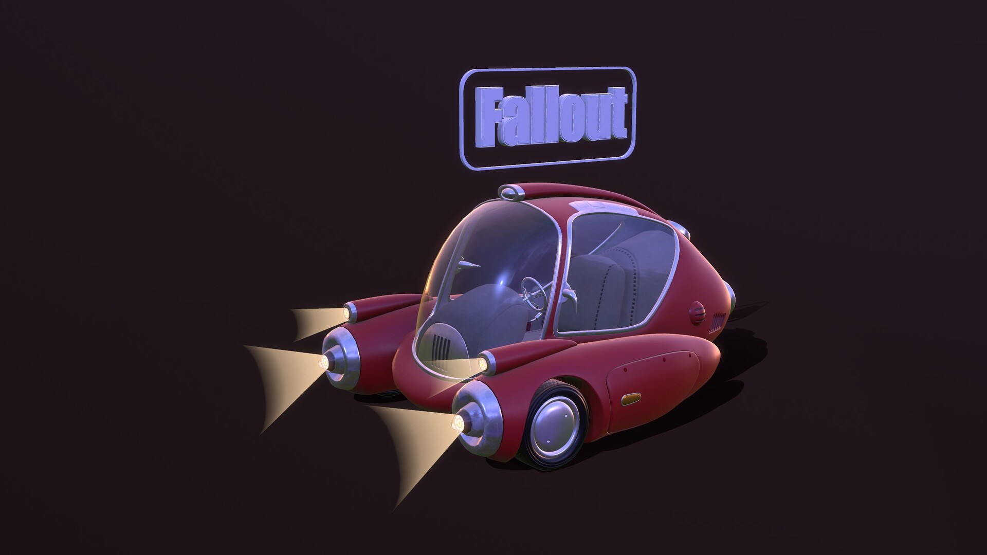 ArtStation - Fallout game car stile