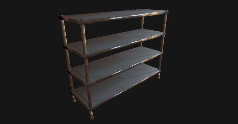 ArtStation - Metal shelf
