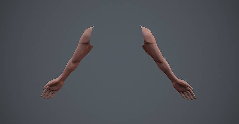 ArtStation - Stylized First Person Arms