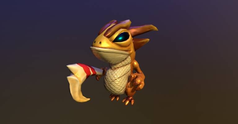 ArtStation - Dragon - Game character