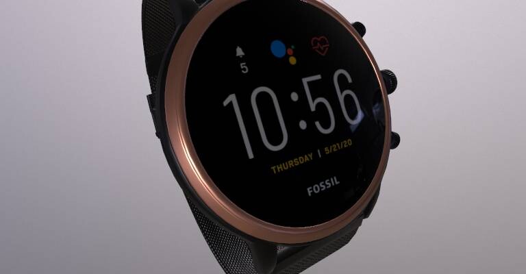 Rishabh Raghuvanshi - Photorealistic Low Poly Fossil Watch