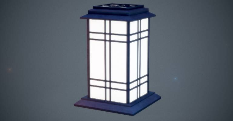 ArtStation - Japanese Lamp