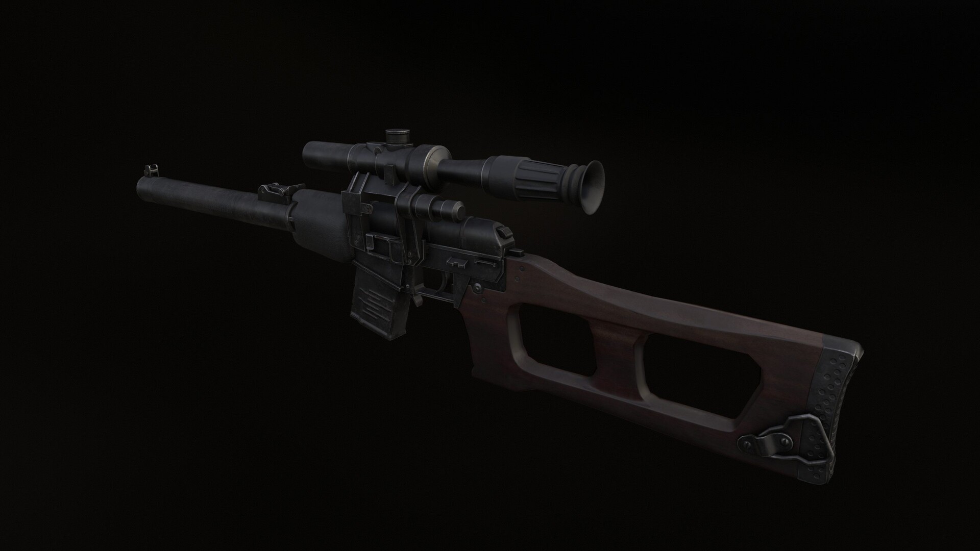 ArtStation - VSS vintorez low poly