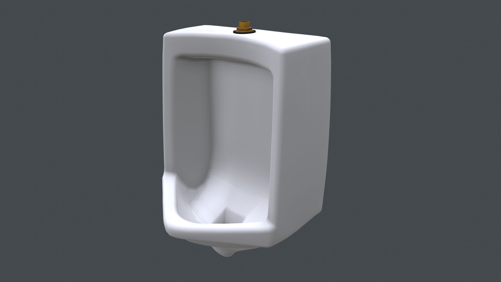 ArtStation - White Wall Mounted Urinal