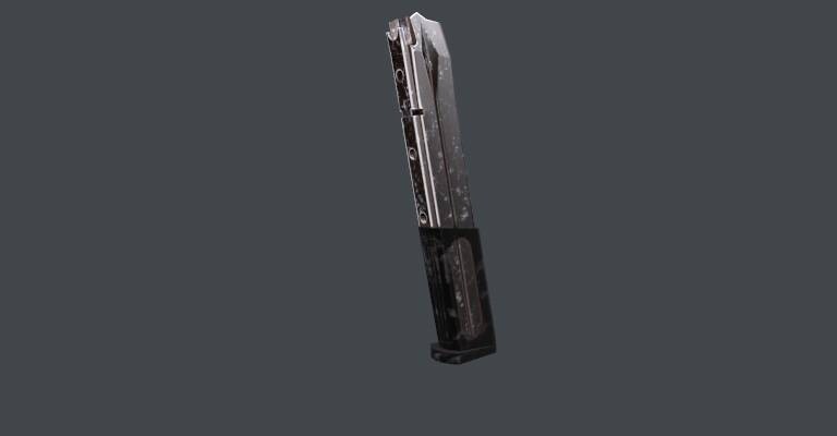 ArtStation - Beretta 92FS 9mm Magazine, 30 round