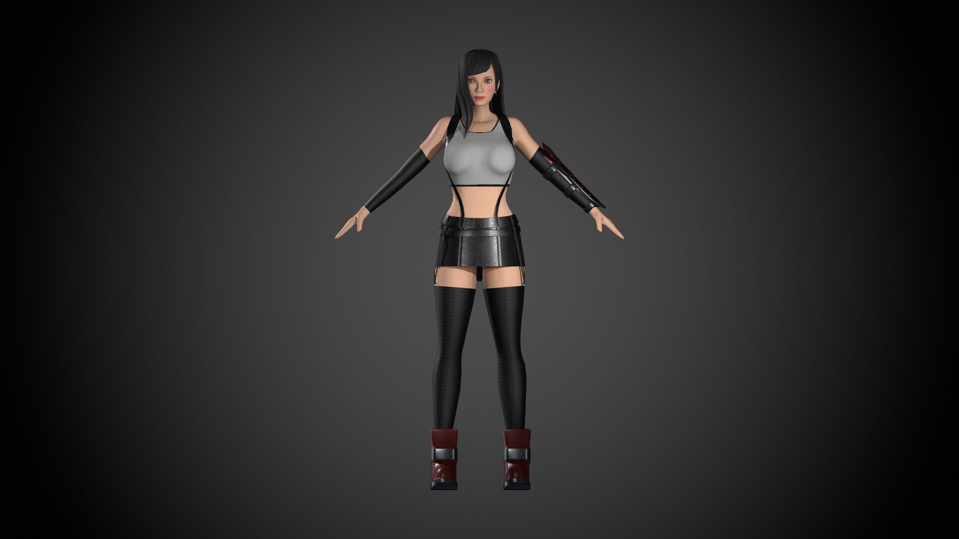 ArtStation - Tifa 3D Model