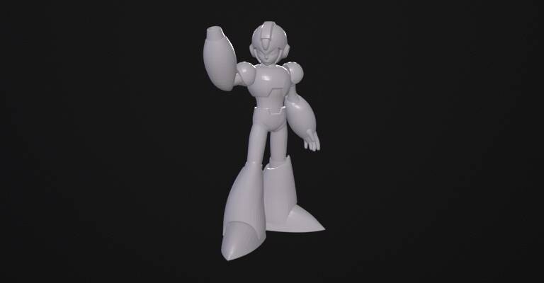 ArtStation - MEGAMAN 3Dprint ready!