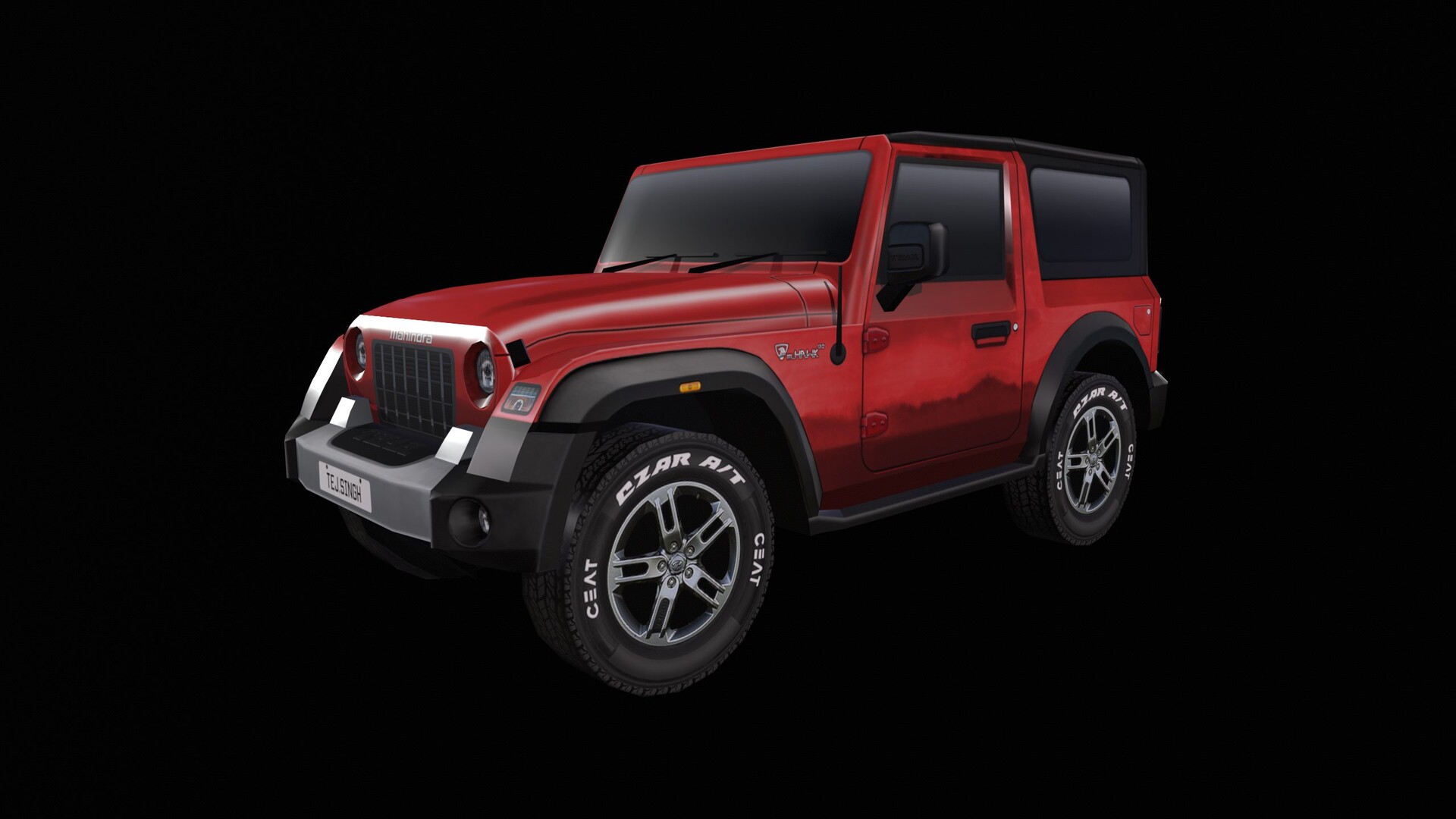 ArtStation - Interactive Render of the Mahindra Thar