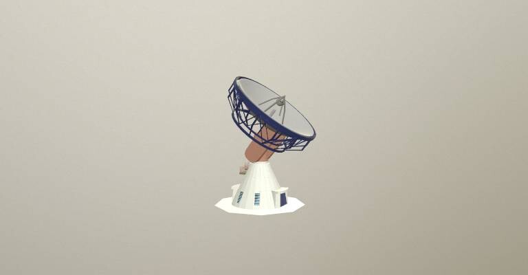 ArtStation - Animation of the radar station