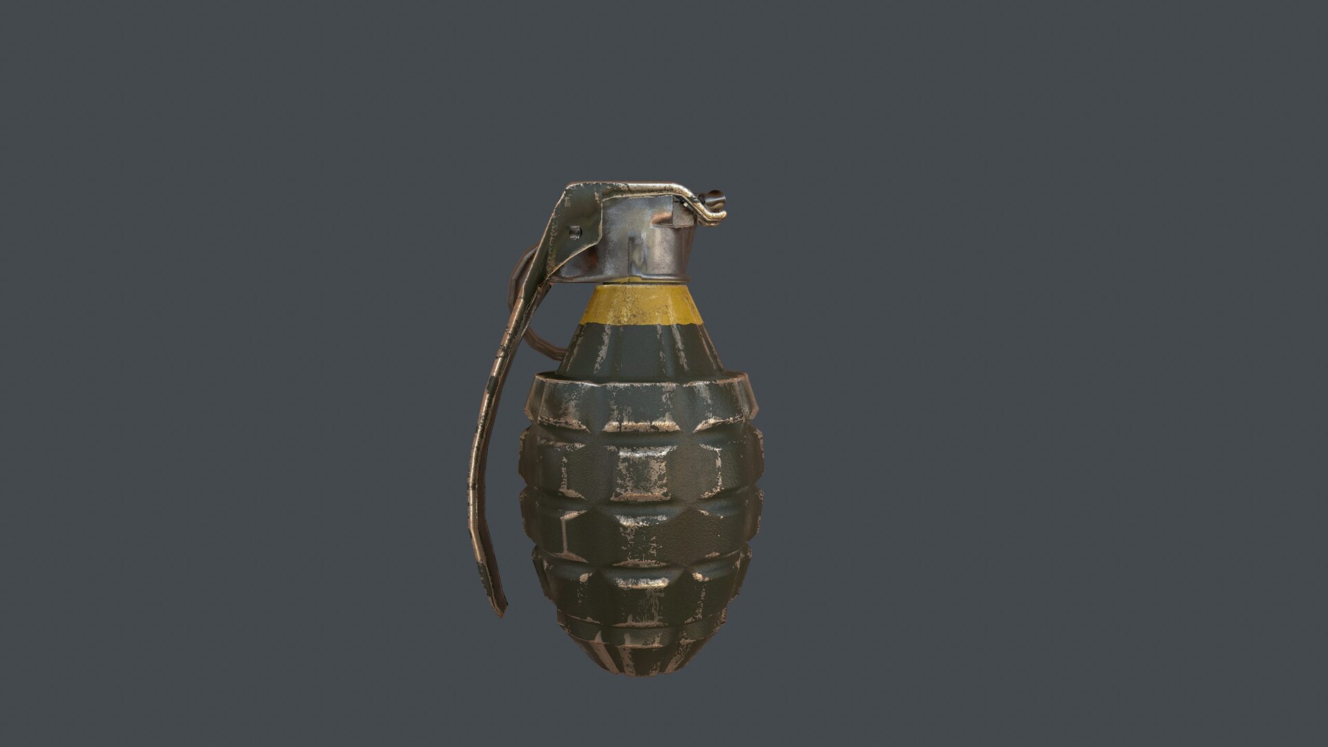 ArtStation - 3D MK2 Pineapple Grenade
