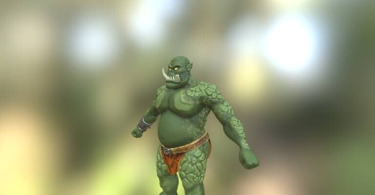 ArtStation - Game Ready Orc Model