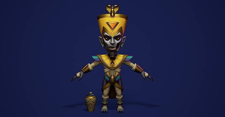 ArtStation - Mummy - 3d Character