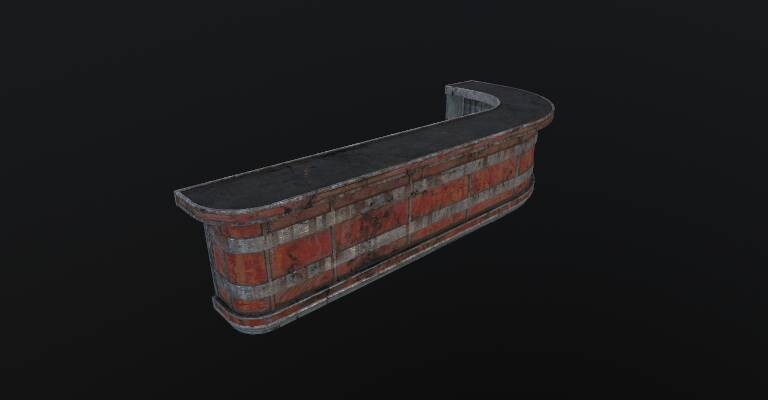 ArtStation - DINER COUNTER (Fallout 3)
