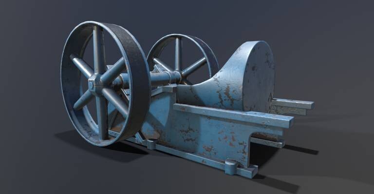 ArtStation - Old wheeled machine