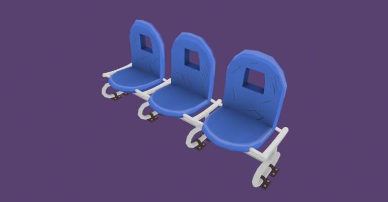 ArtStation - Professional 3D Development: Subway Chair