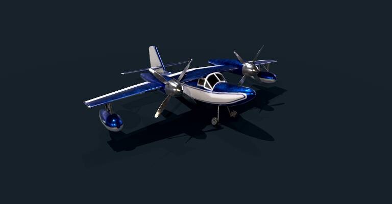 ArtStation - Grumman G-44 plane