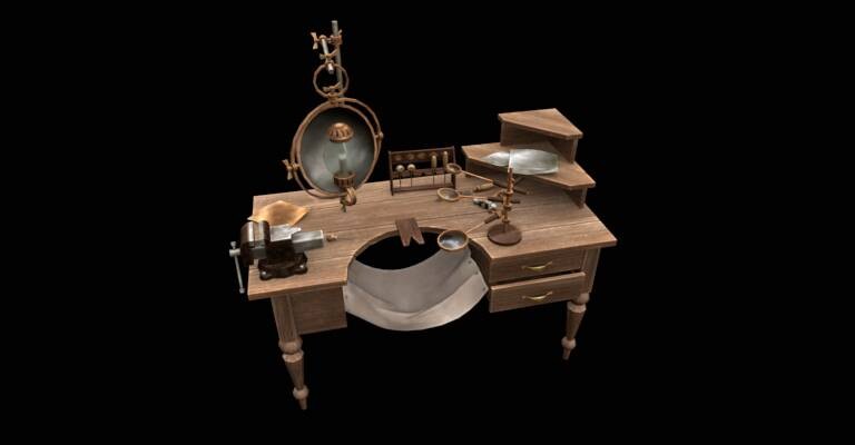 ArtStation - Jeweler table