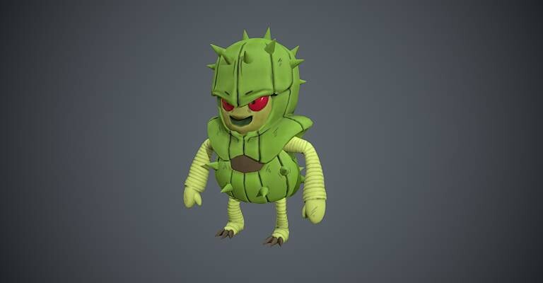 ArtStation - Cactus Saibaman