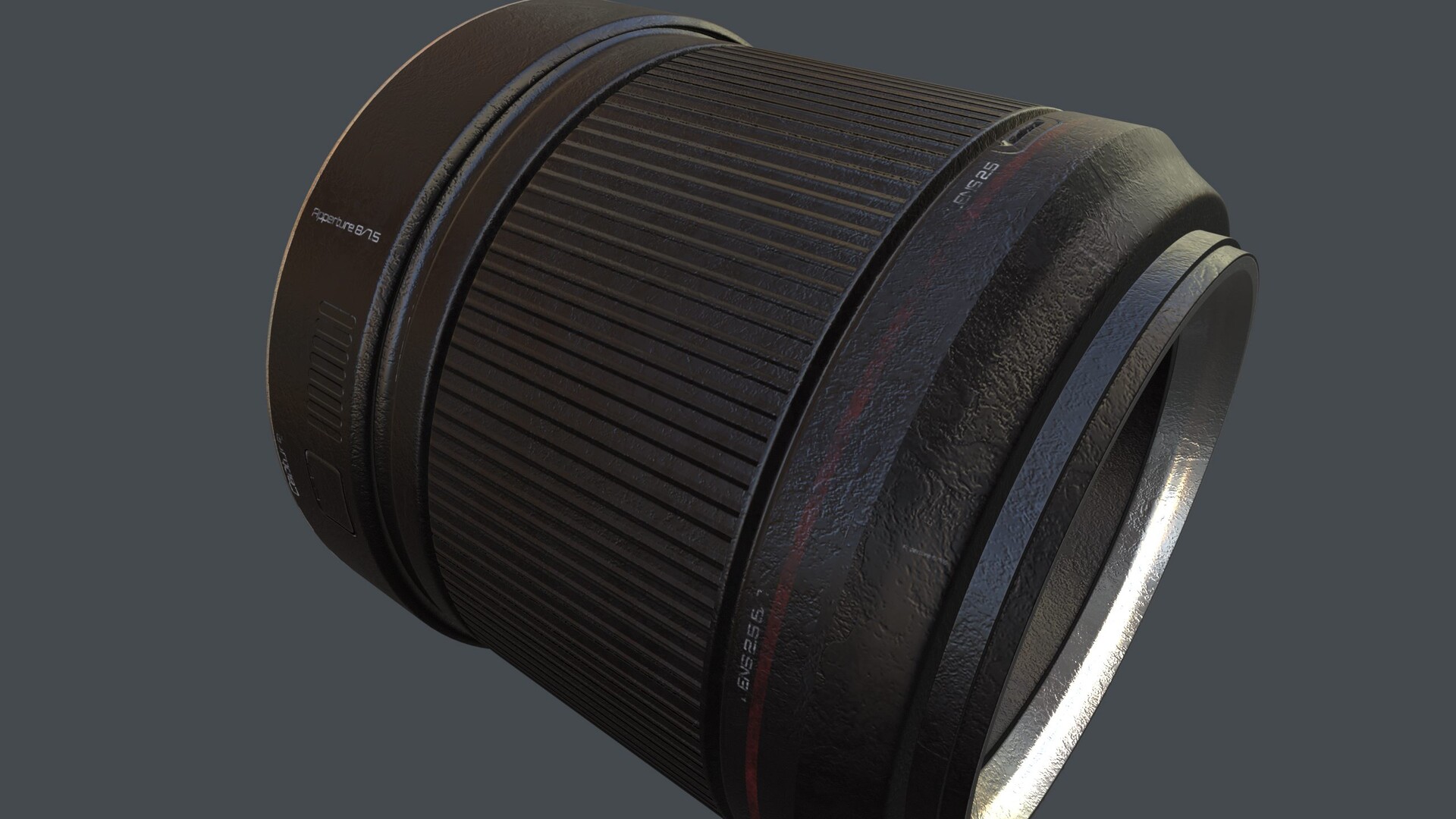 ArtStation - Old Camera Lens