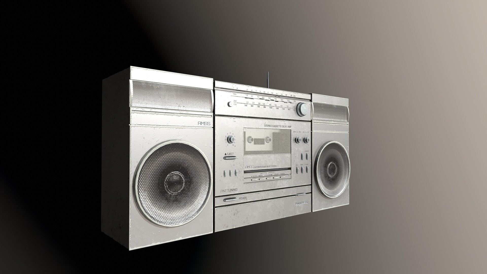 ArtStation - 70s Radio - Hero Prop Practice