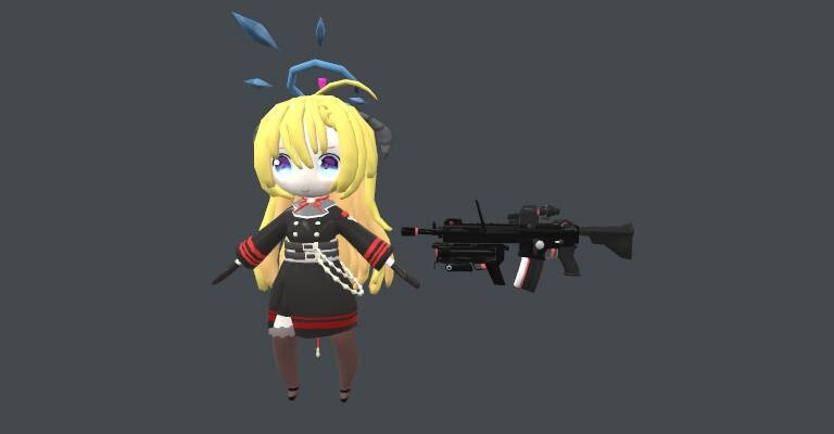 ArtStation - blue archive Akari