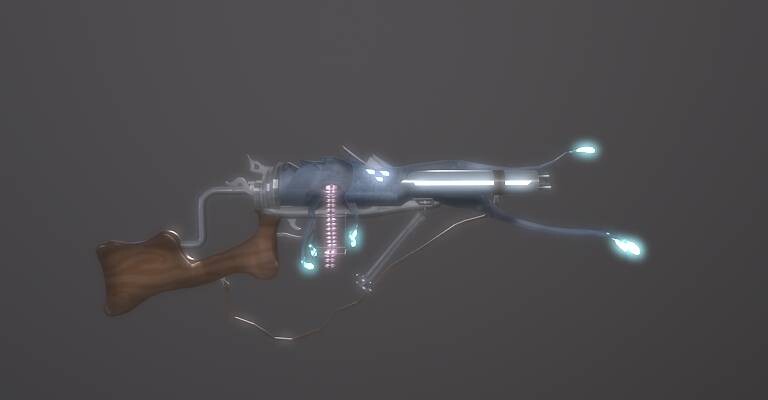ArtStation - The Living Rifle - 3D Project Prop