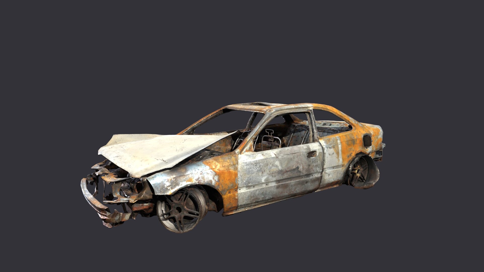ArtStation - Burnt Car