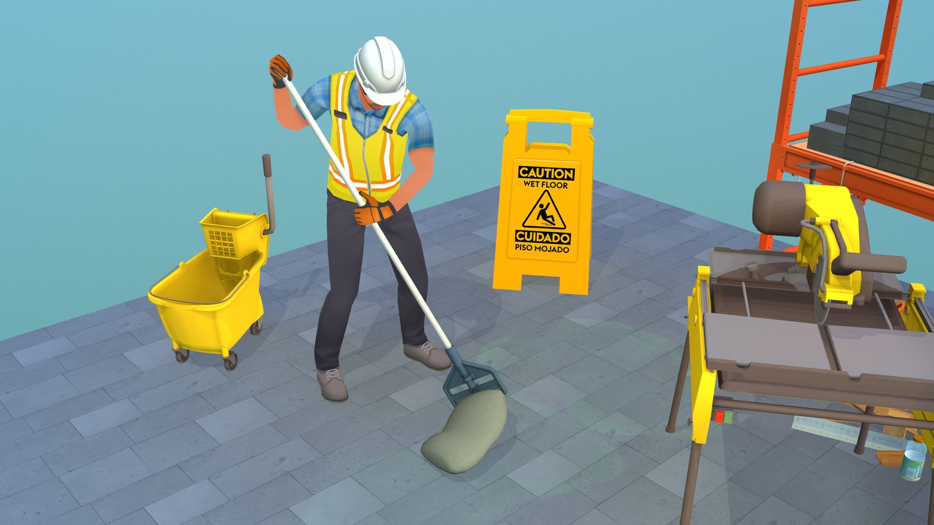 ArtStation - Character Mopping Cycle