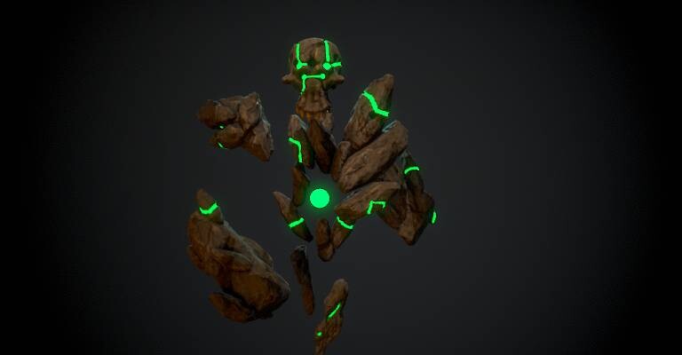 ArtStation - rock monsters