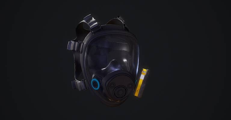ArtStation - Gasmask (Game-Ready)