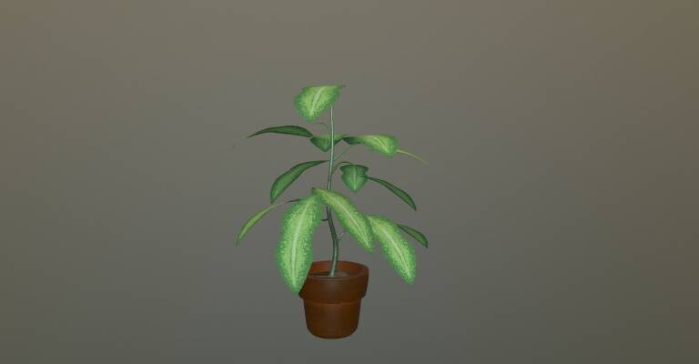 ArtStation - Props potted plant