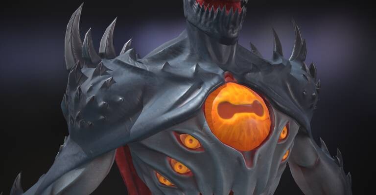 ArtStation - Skyforge Nightmare Costume textures and concept art