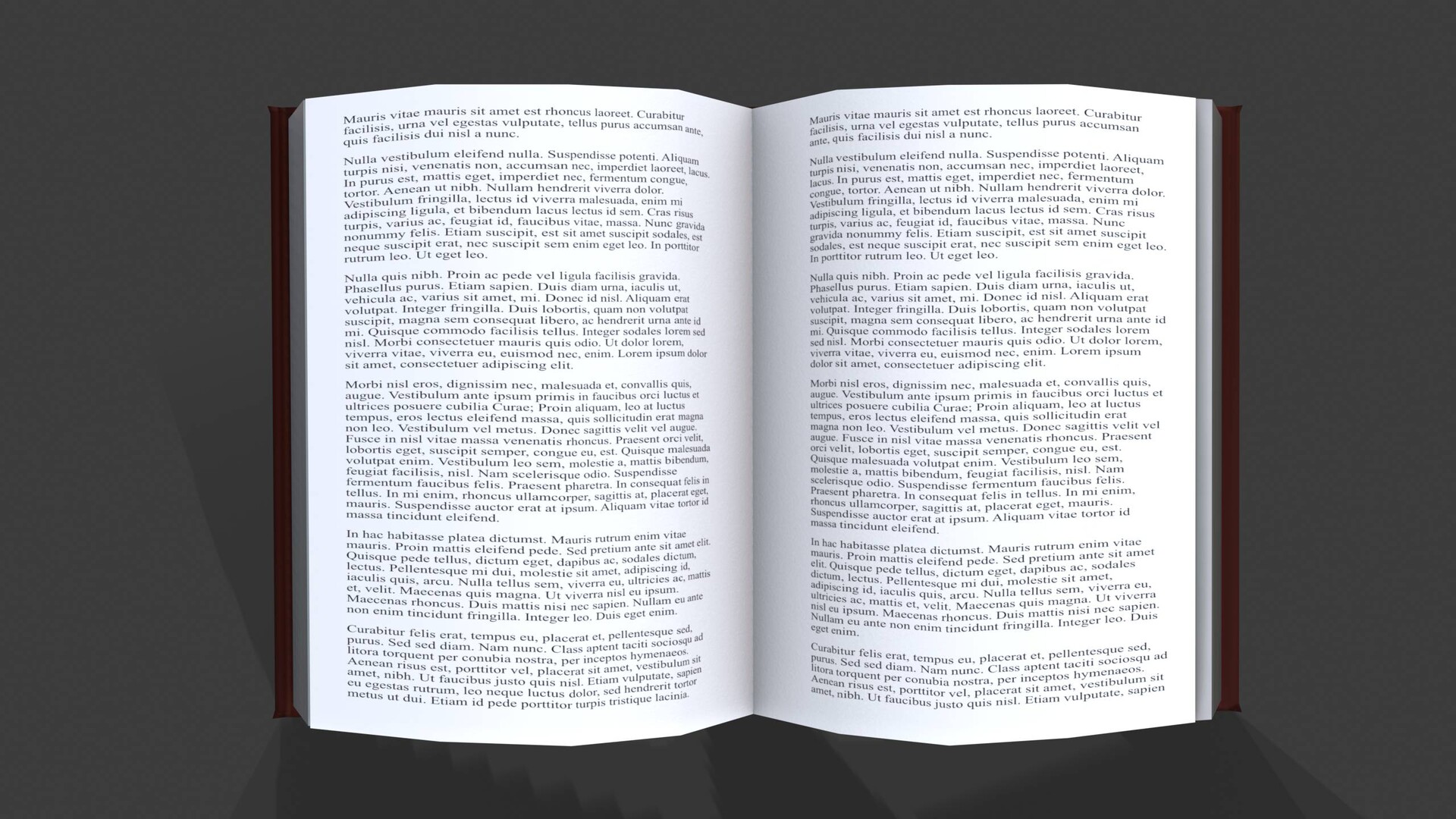 ArtStation - Generic Open Book Prop