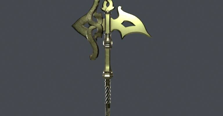 ArtStation - (Fan Art) Golden Halberd - Elden Ring