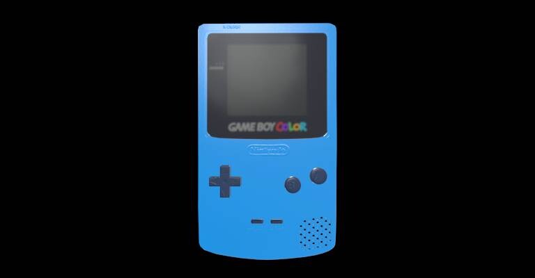 ArtStation - 3D GameBoy Color