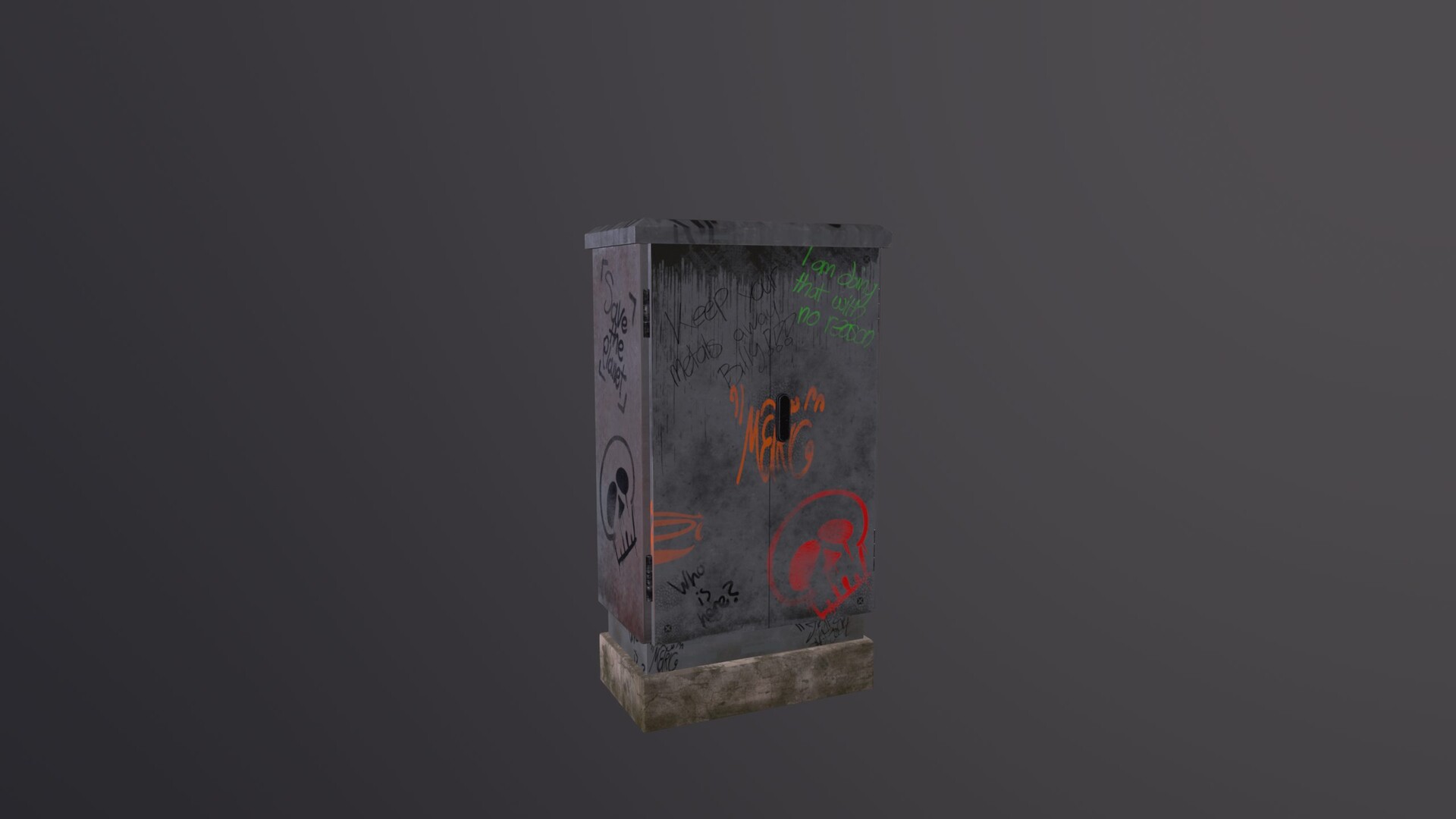 ArtStation - 3d electrical box with texture