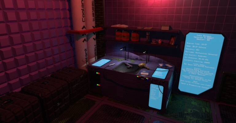 ArtStation - Space Station Workbench