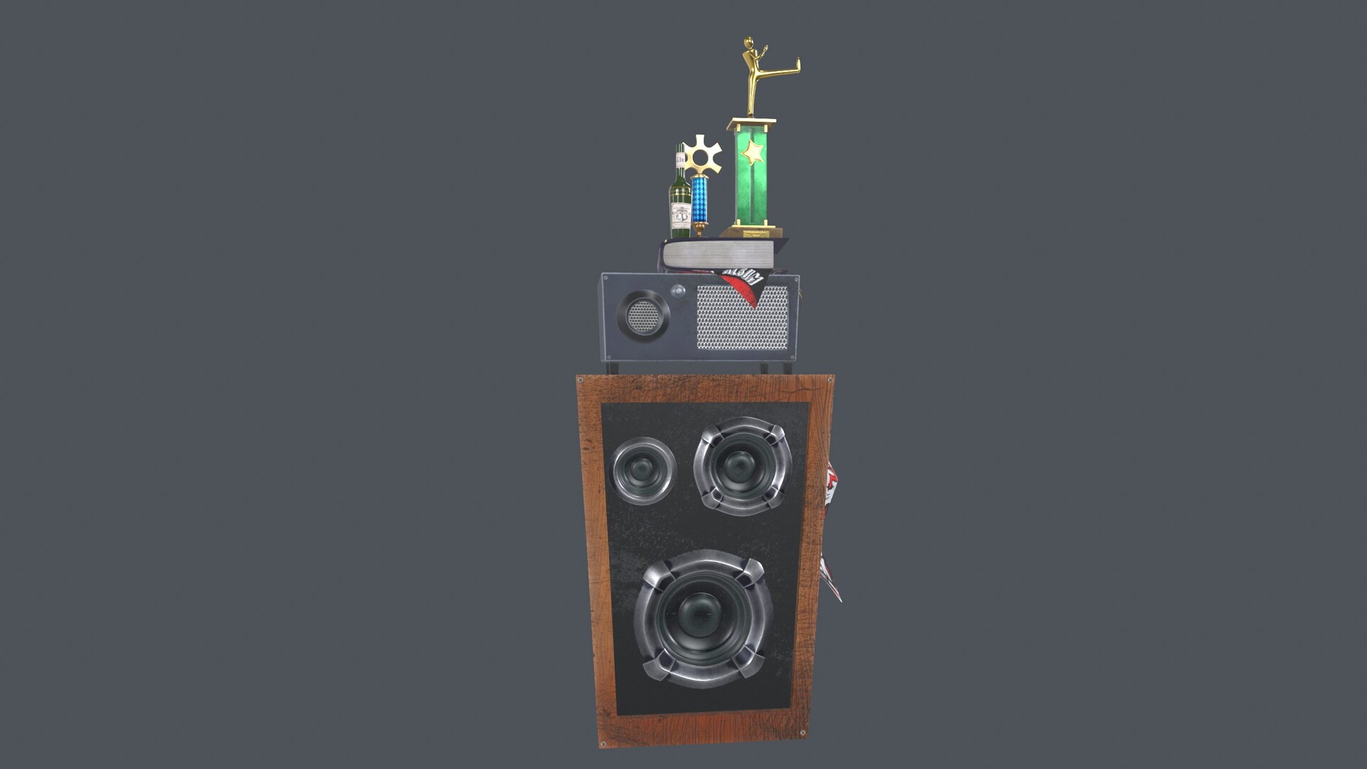 ArtStation - Stylised Speaker 3D Model