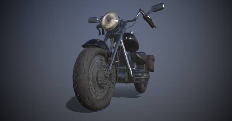ArtStation - Revving up the Classics: My First 3D Motorcycle Model