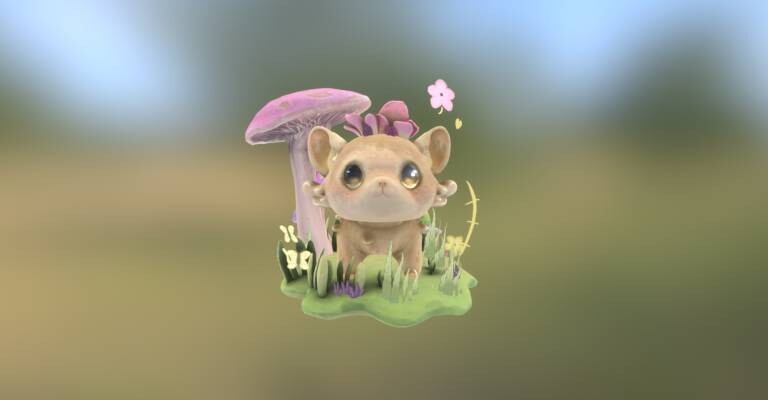 ArtStation - Mushroom Creature - Zoosh