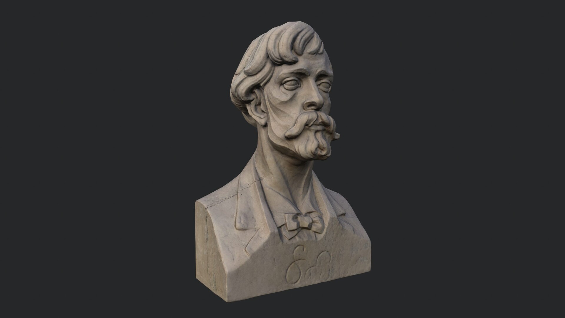 ArtStation - Stanisław Wyspiański sculpture - 3D scan