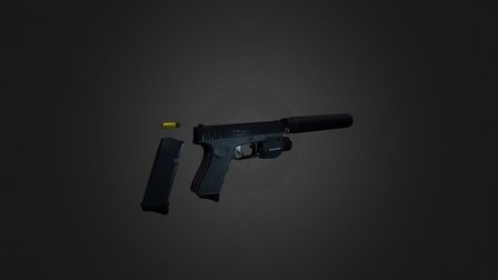 ArtStation - Rifle and handgun Texture!