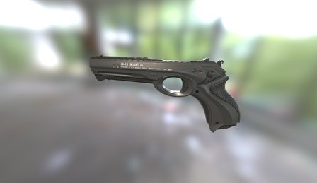 ArtStation - Science fiction pistol
