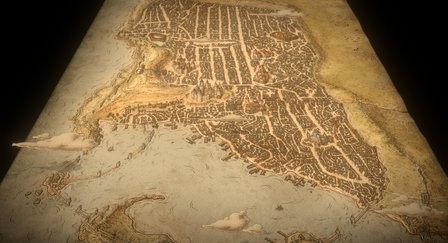 ArtStation - Map of Waterdeep 2.5D