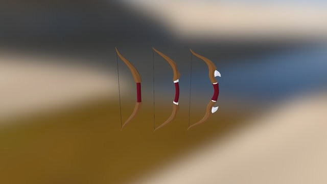 ArtStation - Low Poly Bow
