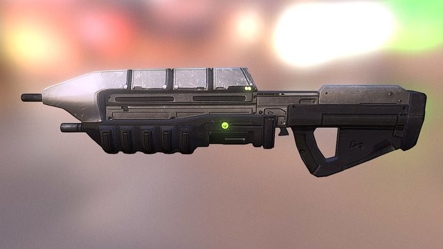ArtStation - Rifle Halo (modelo: MA5C)