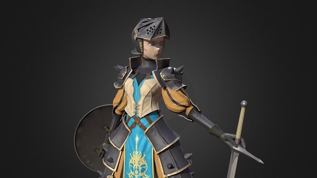 ArtStation - Knight - Game Character